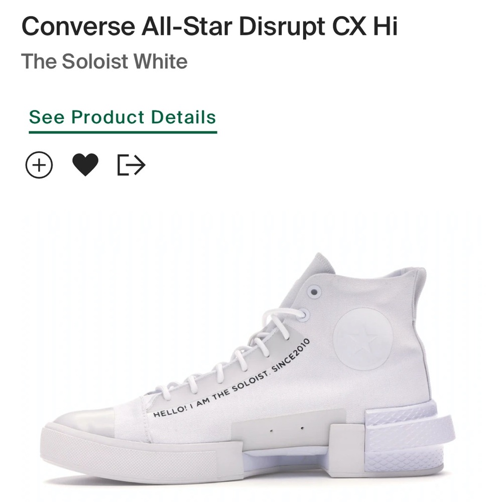 Converse All-Star Disrupt Cx Hi The Soloist Sneakers … - Gem